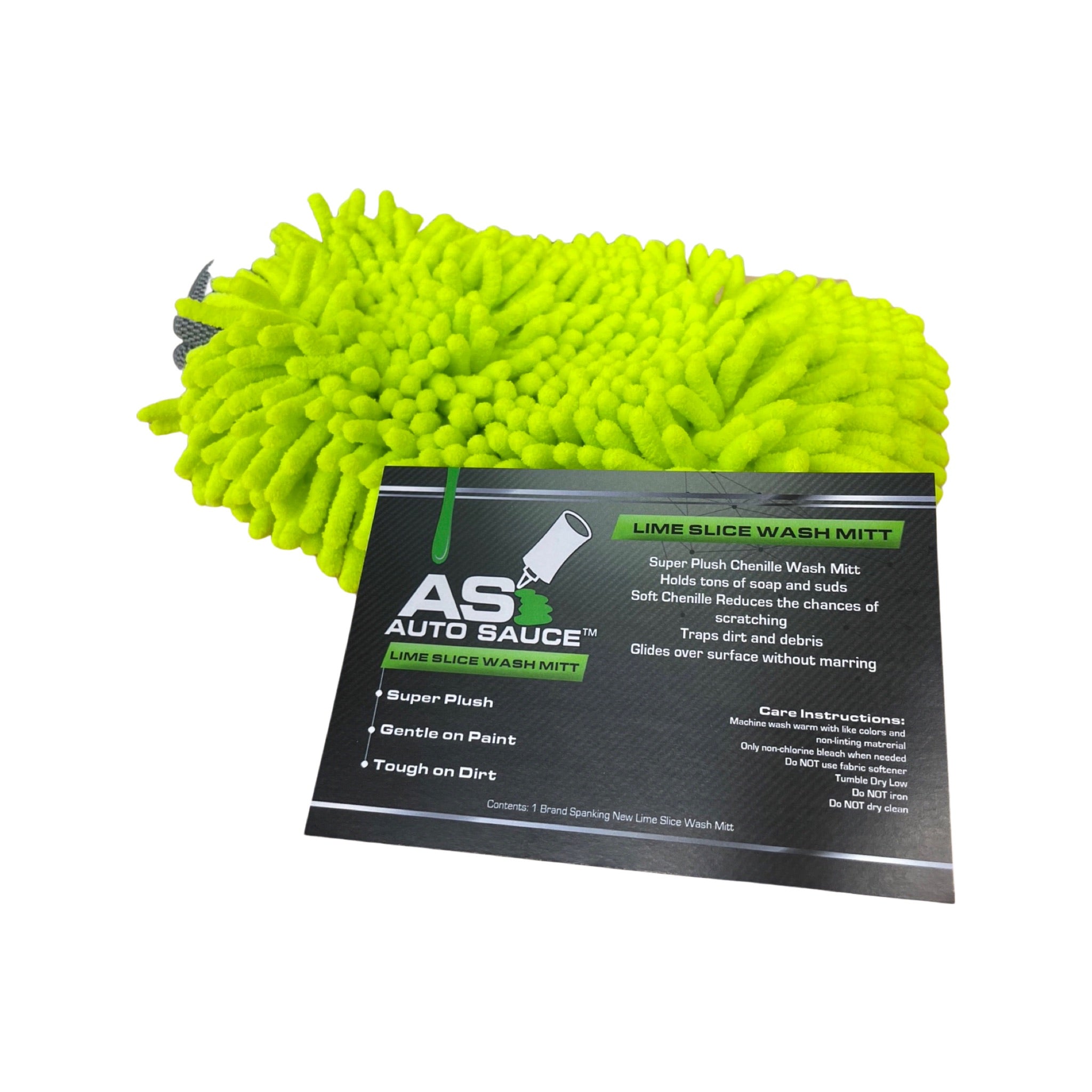 Lime Slice Wash Mitt – Auto Revolution